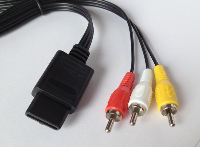 N64 RCA GC Kabel Kabel Untuk Nintendo Gamecube Video TV AV 6ft